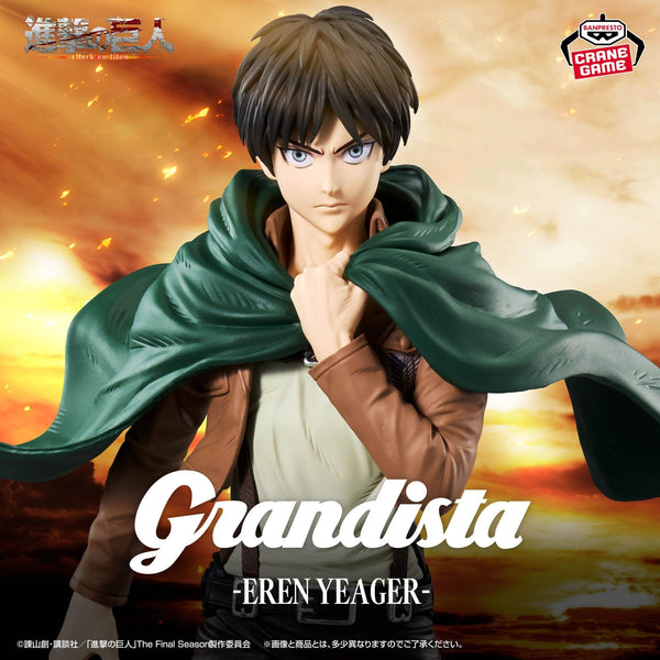 Banpresto – Attack on Titan – Eren Yeager Grandista Figure - Otaku ...
