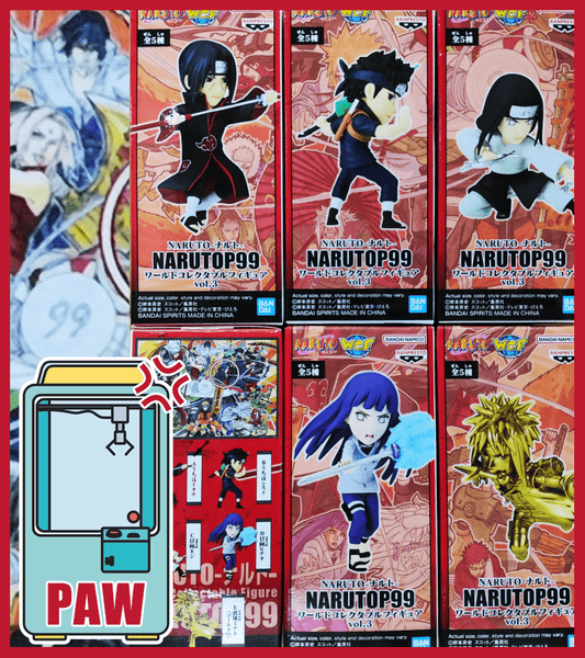 ONLINE CLAW MACHINE - Narutop99 Naruto Mini Figures