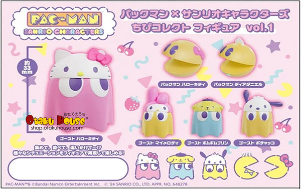 [Blind Box] Pac-Man x Sanrio Characters Chibi Collect Figure Vol.1 - M ...