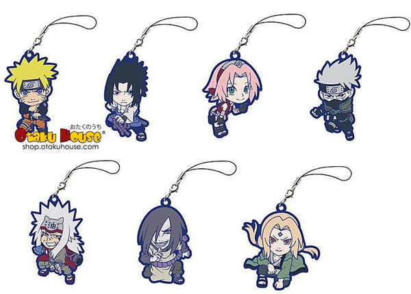Naruto Shippuden Rubber Strap [2 Capsules] Bandai Gashapon - Otaku ...