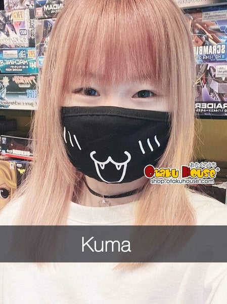 Harajuku Face Mask (Re-usable) - Kuma - Otaku House USA
