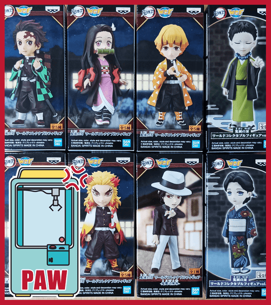 ONLINE CLAW MACHINE - Mini Demon Slayer Banpresto Figures USA